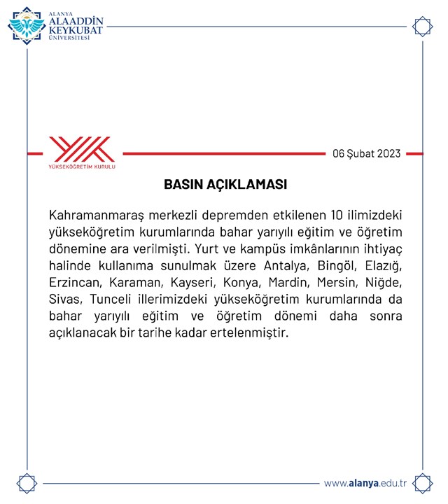 ALKÜ | Akseki Meslek Yüksekokulu