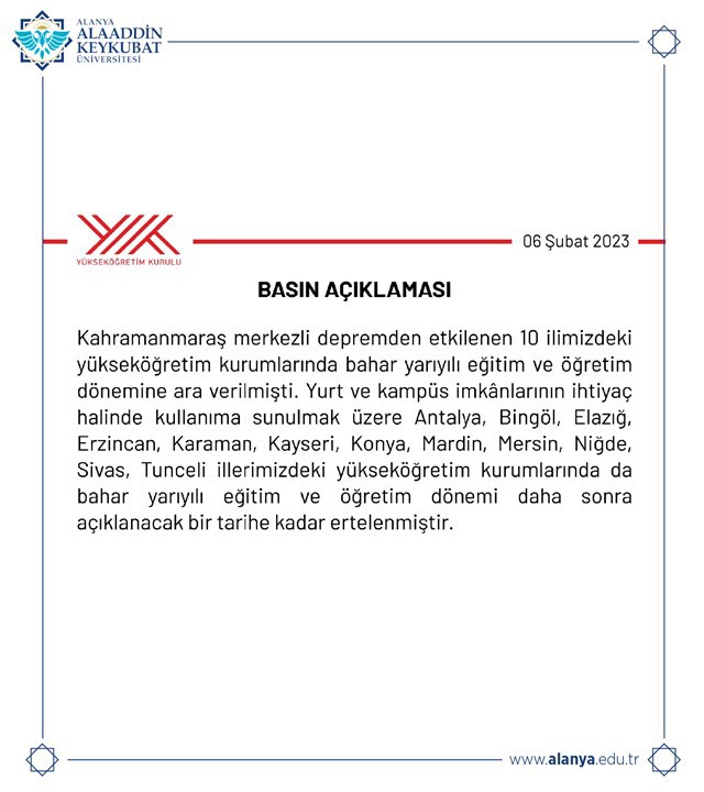 ALKÜ | Akseki Meslek Yüksekokulu